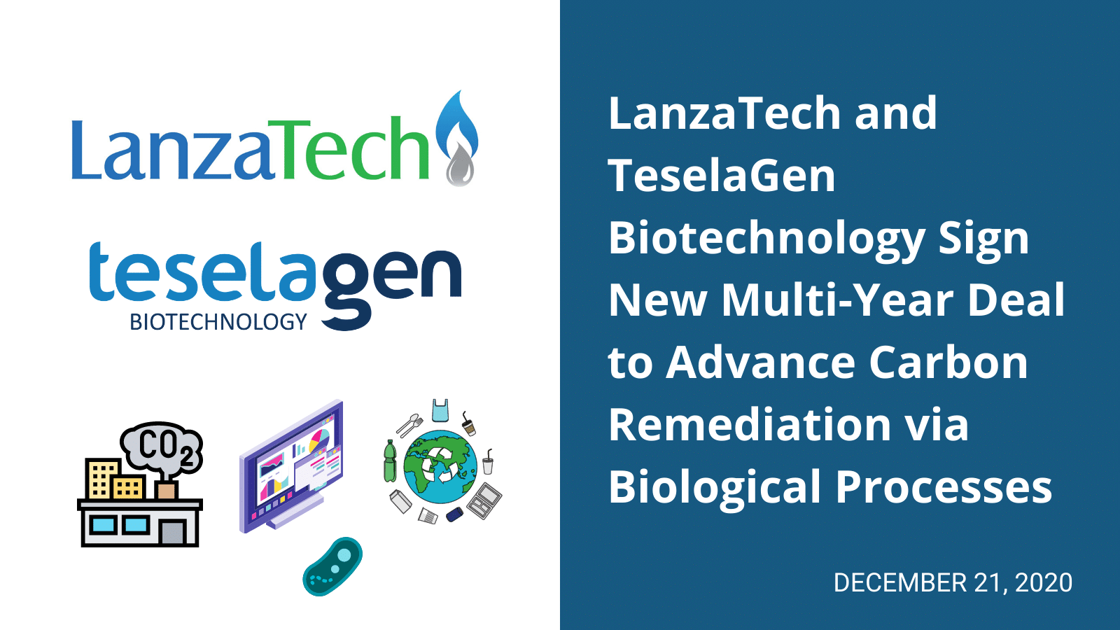 LanzaTech and TeselaGen Biotechnology Sign New Multi-Year Deal to ...
